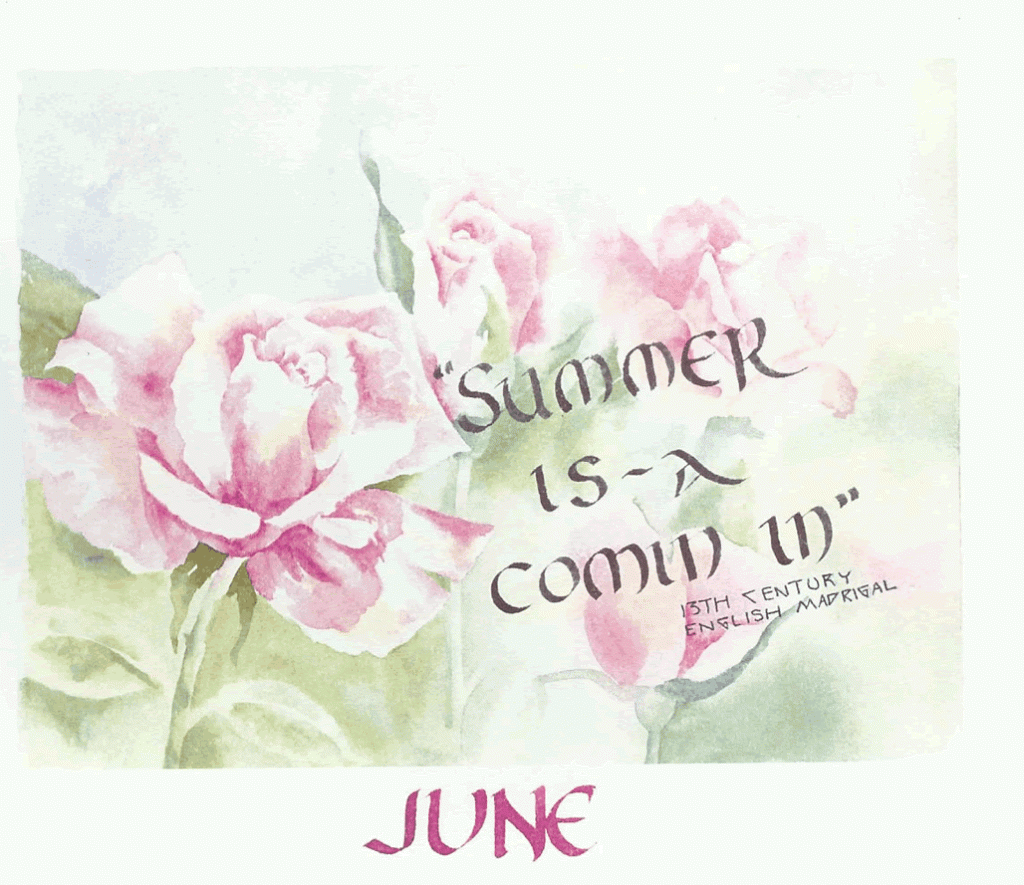 June: Alyson Thorpe, Muriel Dyson (perpetual calendar) | Westcoast ...
