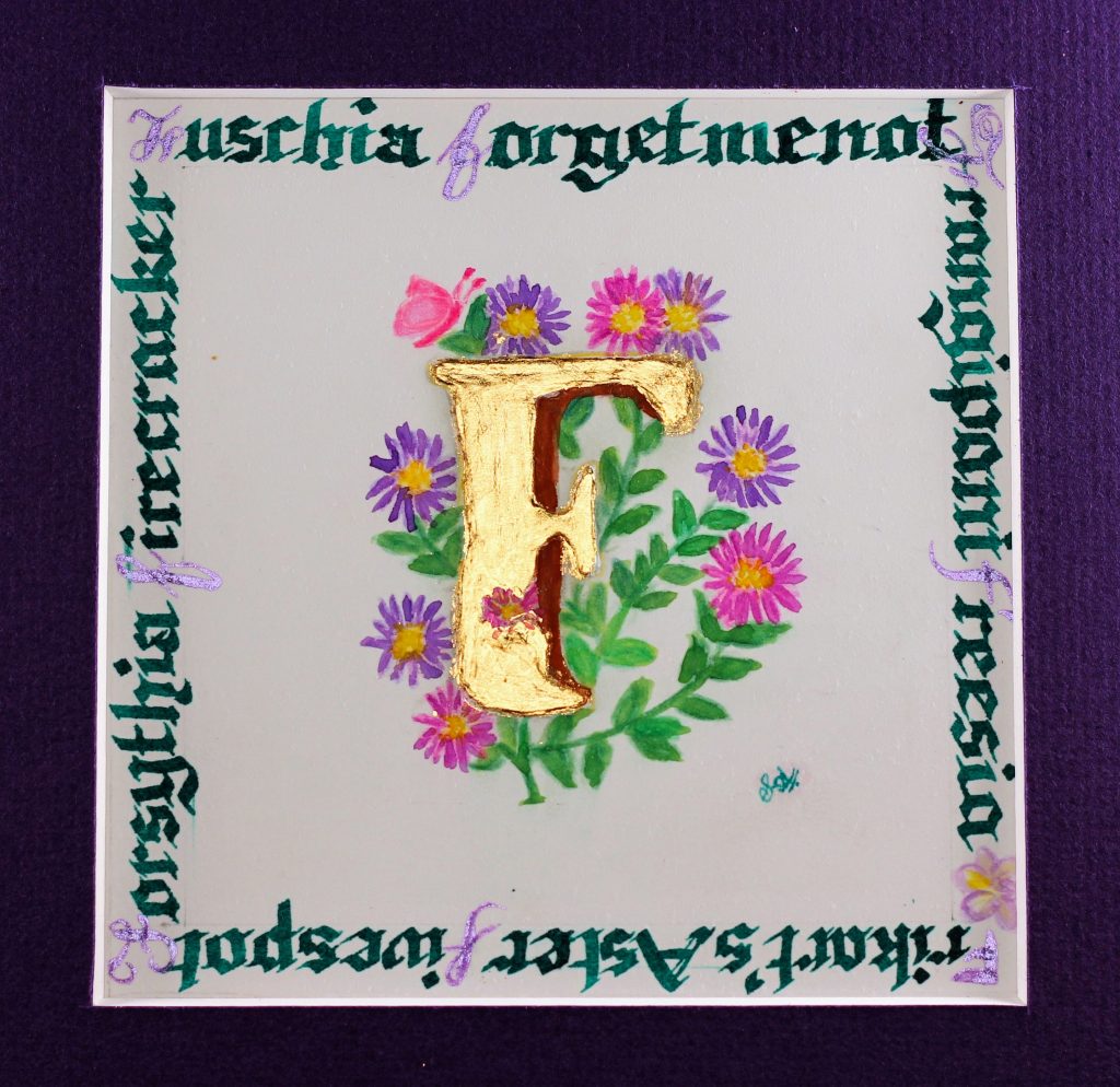 2023 Decorated Letter | Westcoast Calligraphy Society